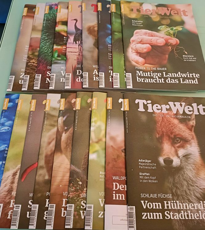 Tier Welt Magazine 21 Ausgaben von 2024 & 2025 | Kaufen auf Ricardo