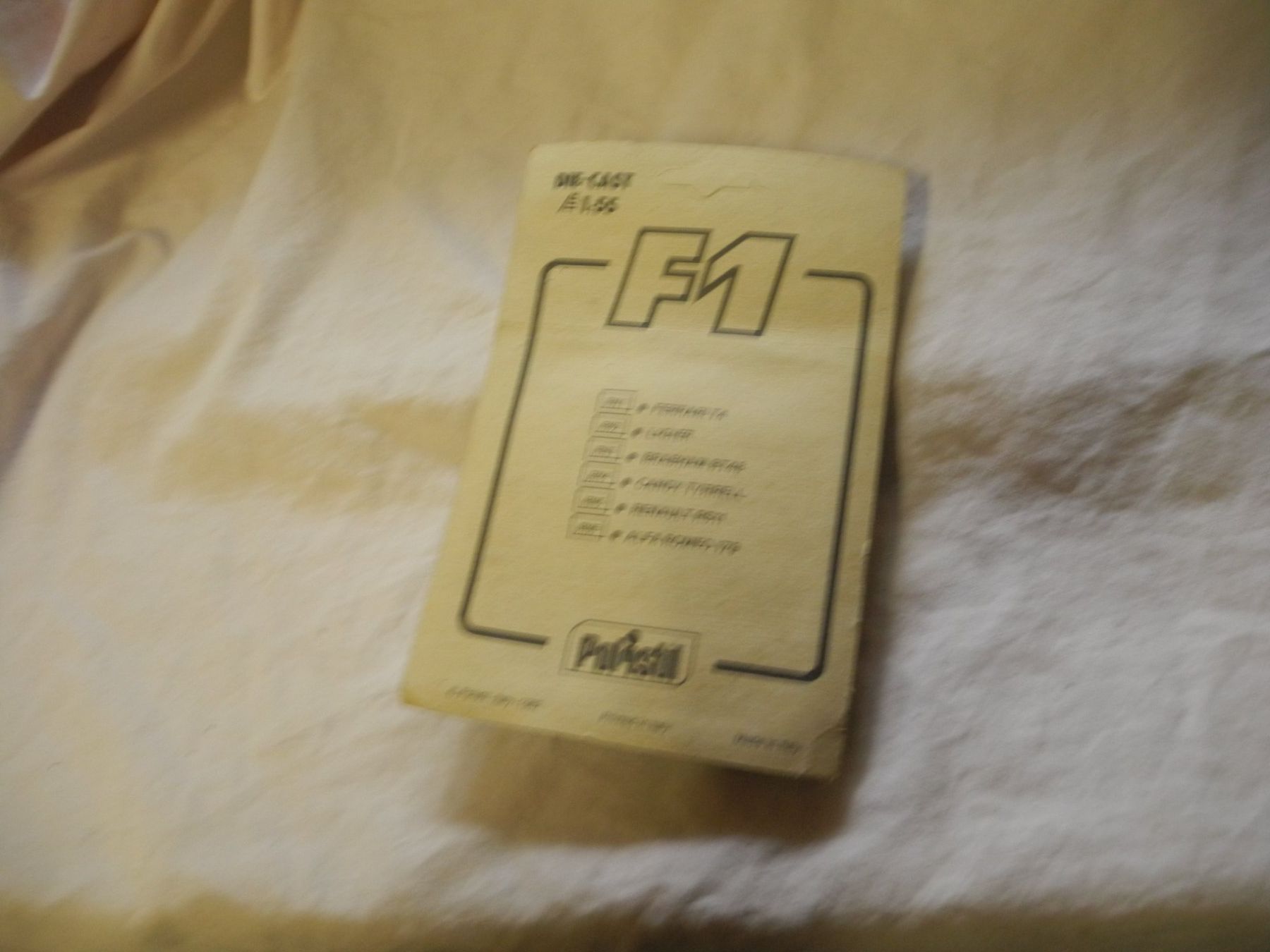 POLISTIL F 1 RN 5 RENAULT ELF FORMEL 1 1:55 MIB (Gebraucht) in ...