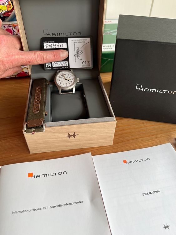 Hamilton KhakiField White Dial | Kaufen auf Ricardo