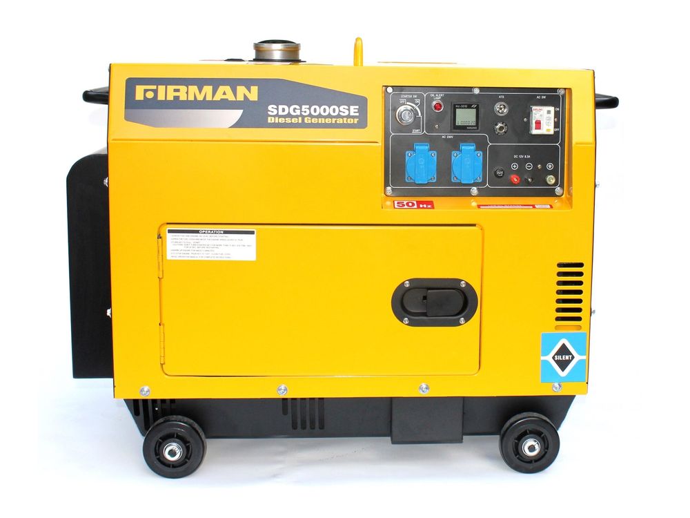 Firman SDG5000SE - Diesel Generator mit 4500 Watt (Neu und ...