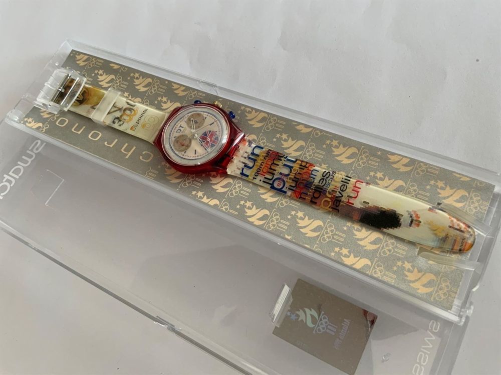 DALEY THOMPSON Swatch CHRONO ★ UNGETRAGEN - Vintage (Neu (gemäss ...