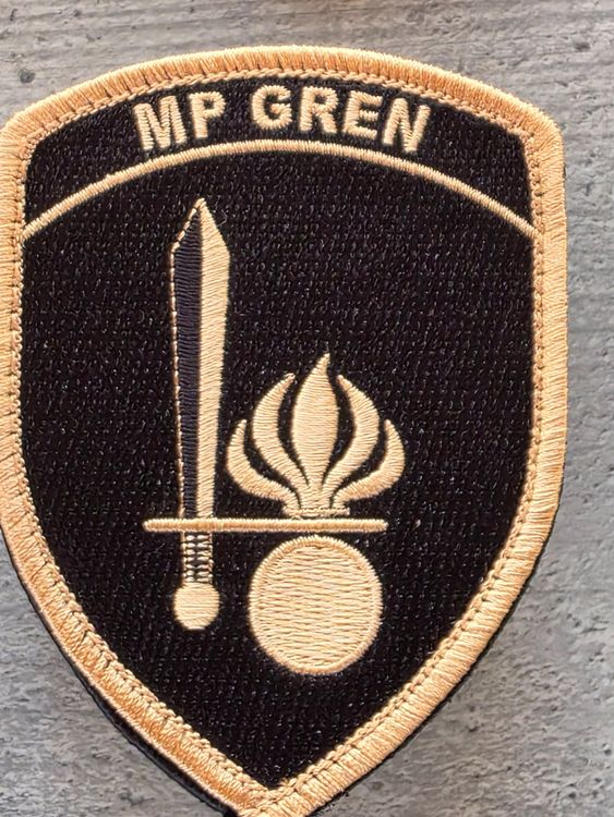 Police militaire Badge MP GREN STOFF KLETT NEU | Kaufen auf Ricardo