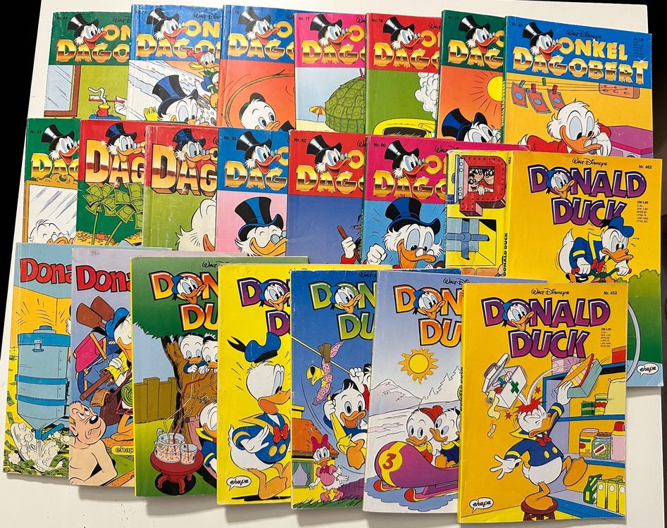 22er Lot DONALD DUCK + ONKEL DAGOBERT Taschenbücher | Kaufen auf Ricardo