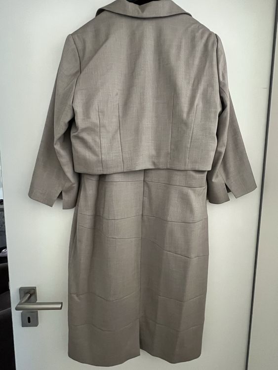 Comma Etuikleid mit kurzer Bolerojacke Gr. 42 (Gebraucht) in Weite für ...