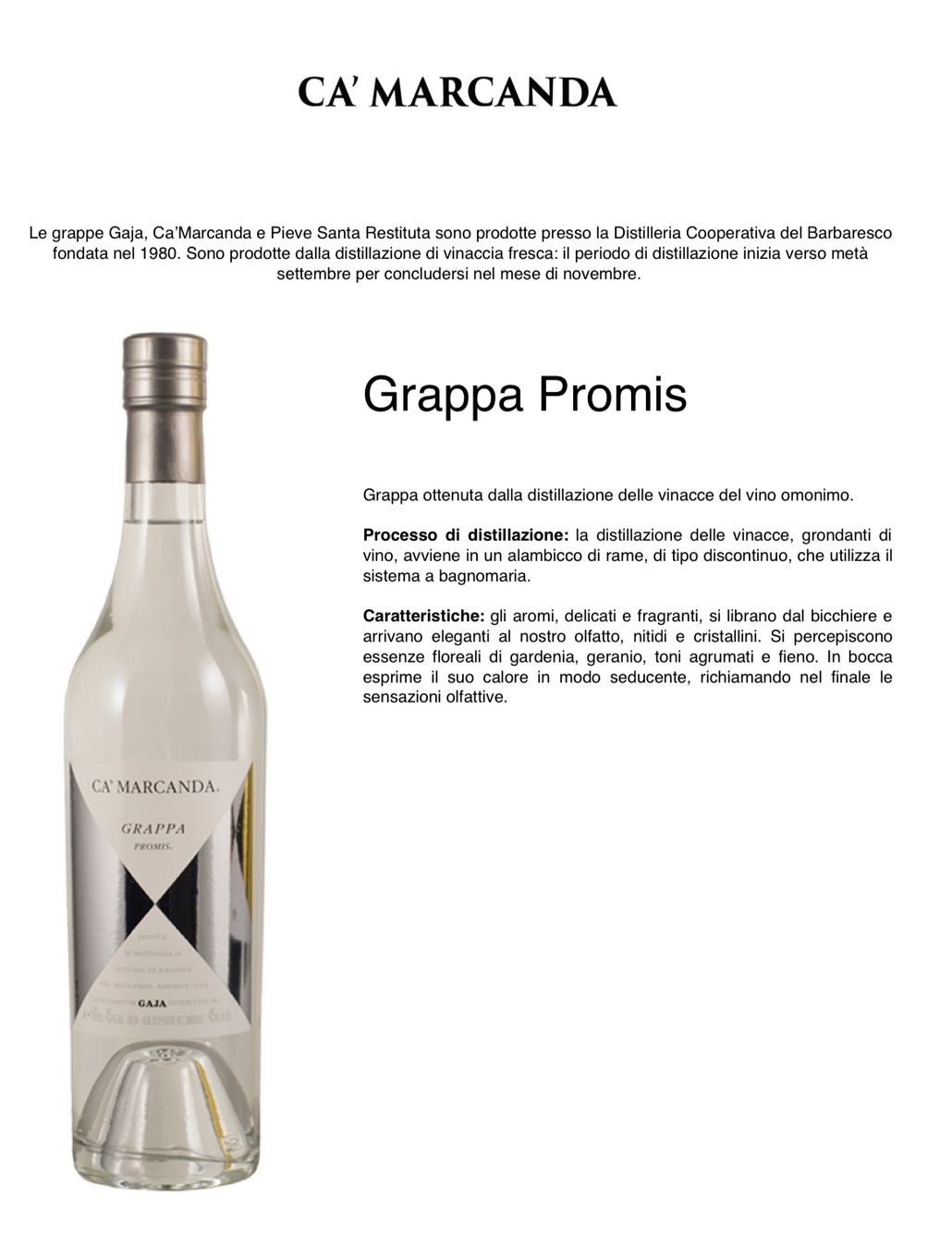 2 x GRAPPA ANGELO GAJA: PROMIS & GAJA E REY (Nuovo e nell'imballaggio ...