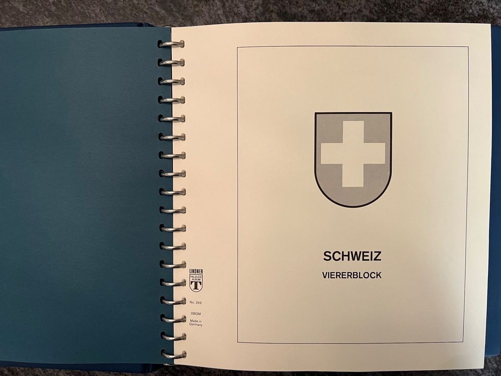 CH Lindner Falzlos Album viererblocks KP 2100.- (Gebraucht) in Münchenbuchsee für CHF 69.3 – mit ...