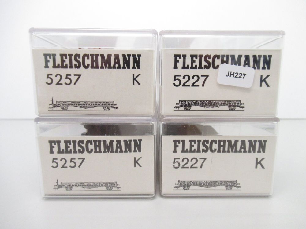Fleischmann 2 x 5227, 2 x 2257 DB Güterwagen DC H0 (Gebraucht) in Basel ...