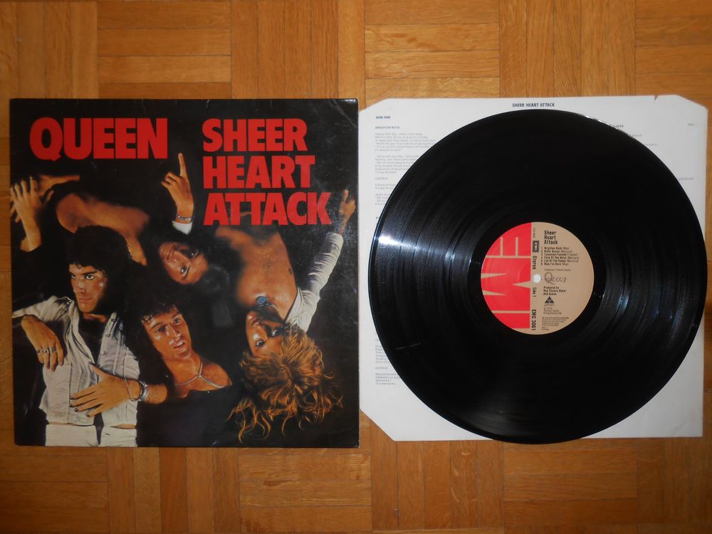 Queen 1974 Sheer heart attack (LP 1st issue + inner) (Gebraucht) in Territet für CHF 18 – mit ...