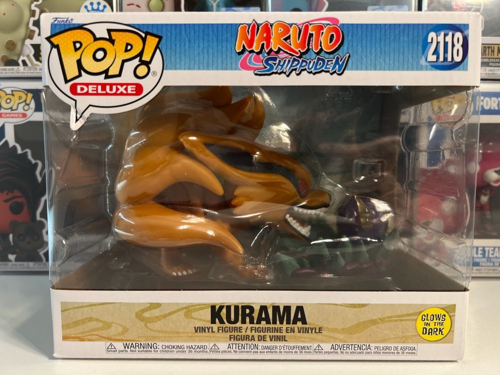 Funko POP! Deluxe Animation Naruto Shippuden Kurama Glow (Neuf avec ...