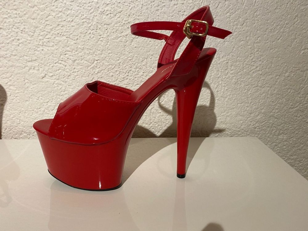 Rote Lack Sandalen gr.42, latex (Neu und originalverpackt) in ...