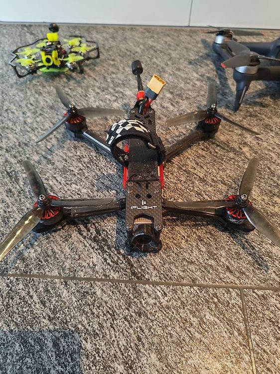 3 Drohnen - DJI FPV - Mini Hexacopter - iFlight 3D Racing (Gebraucht ...