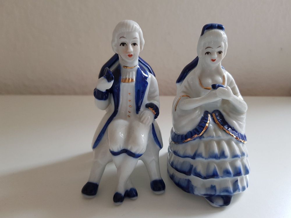 Porzellan Figuren-Paar mann/frau Barock Style | Kaufen auf Ricardo