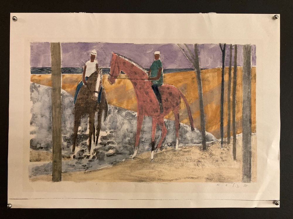 Hermann Alfred Sigg Lithographie, handsigniert (Gebraucht) in Bern für ...