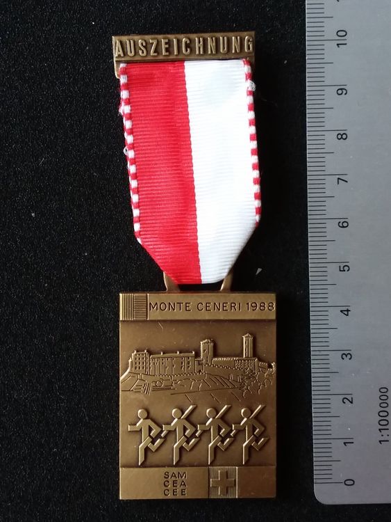 Auszeichnung SAM, CEA, CEE 1988 Monte Ceneri Militär Kranz (D'occasion ...