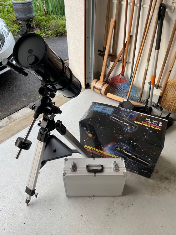 Omegon Teleskop N 150/750 EQ-4 mit Zubehör (Gebraucht) in Freienstein ...