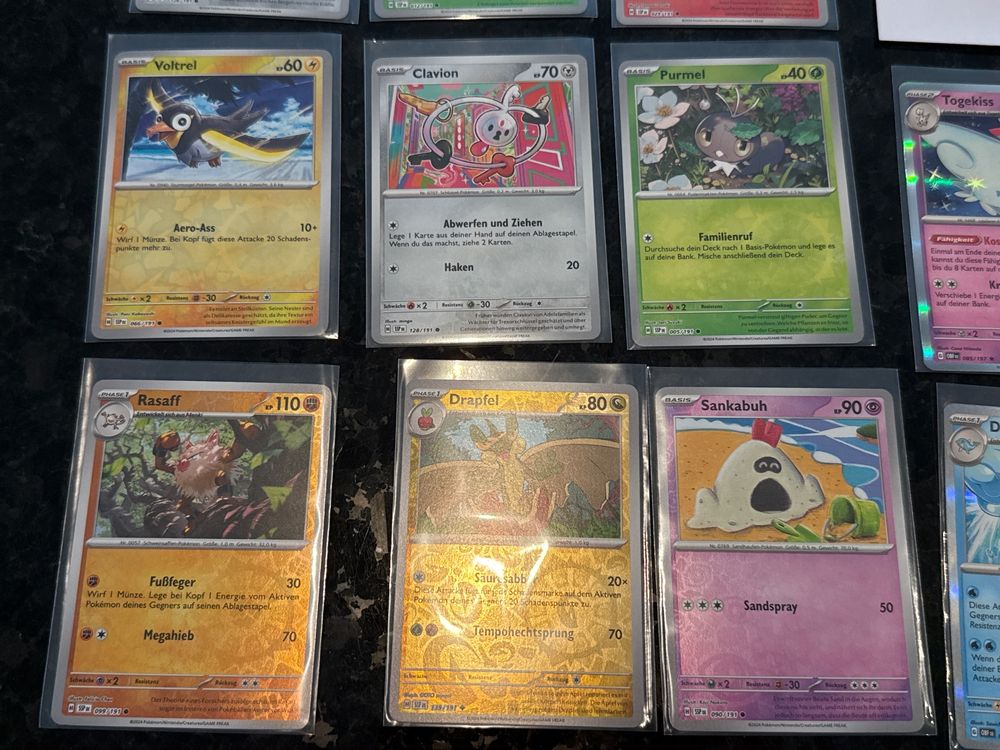 Pokemon 384 Karte XXL Set Deutsche Sammlung glänzende Karten (Neu ...