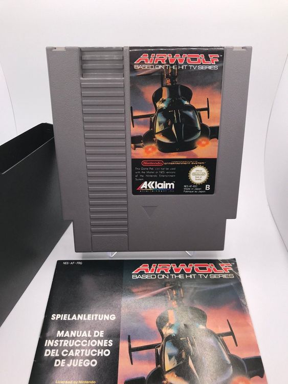 NES - Airwolf ( mit Anleitung ) (Gebraucht) in Allschwil für CHF 19.9 ...