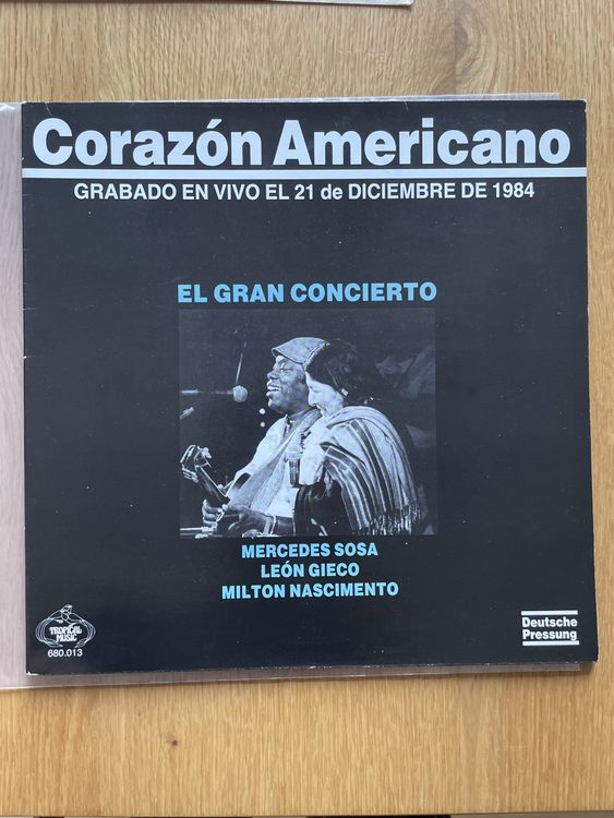 Mercedes Sosa, Leon Gieco, Milton Nascimento LP Vinyl | Kaufen auf Ricardo