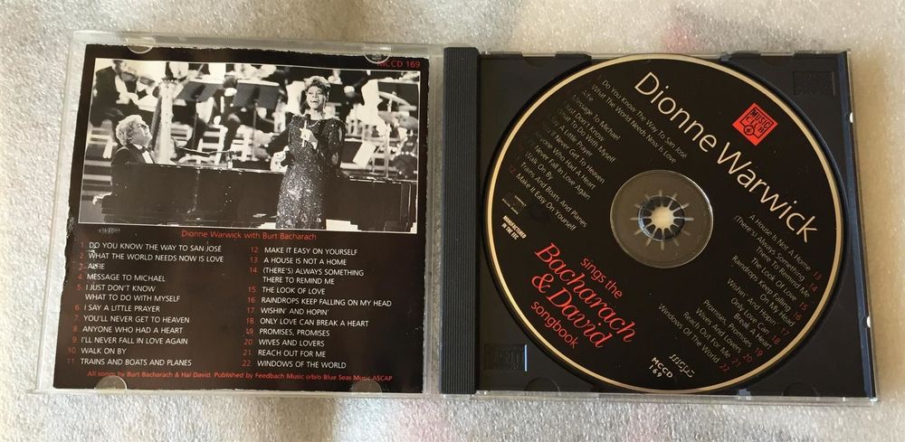 Dionne Warwick sings the Bacharach & David songbook CD Soul (Gebraucht ...