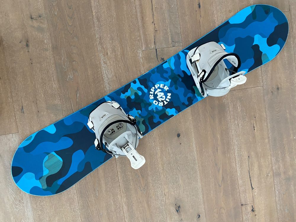 Top Nitro Ripper Snowboard 142 für Teenager mit Flow Bindung (Gebraucht ...