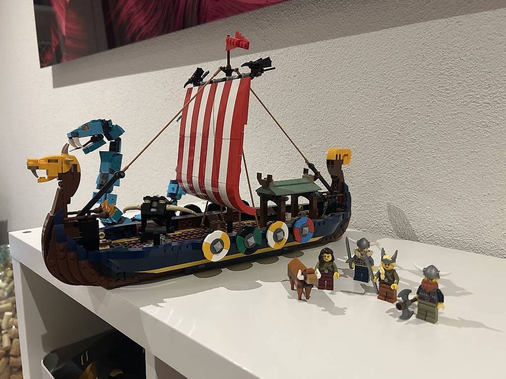 Lego 31132 Wikingerschiff mit Midgardschlange 3 in 1 Creator (Gebraucht ...