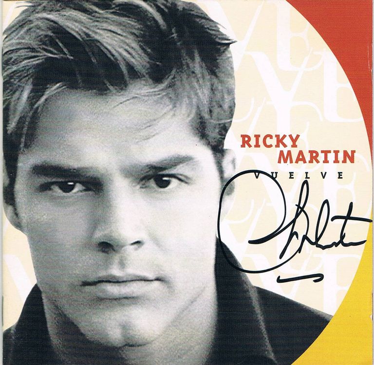 Ricky Martin 1971- Autogramm signiert CD-Booklet 11x11cm (Gebraucht) in ...