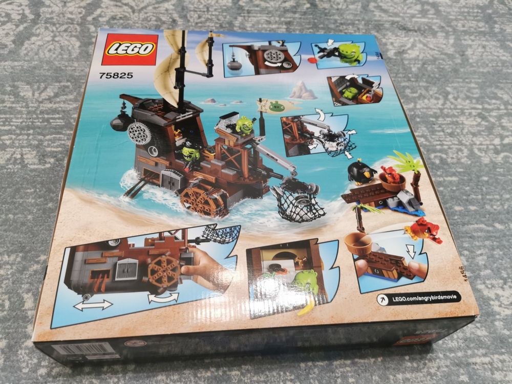 Lego Movie Angry Birds Piggy Pirate Ship 75825 (Neu und ...