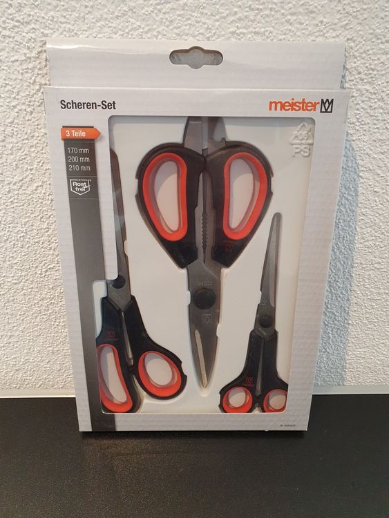meister - Scheren - Set - 3-teilig | Kaufen auf Ricardo