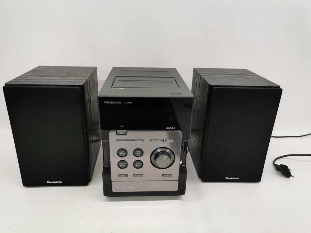 Panasonic Stereo Anlage SA-PM46 CD Kassette Radio USB (Gebraucht) in Toffen für CHF 20 – mit ...