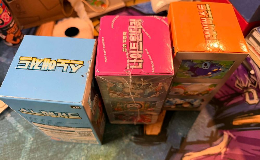 3x Pokémon Booster Night Wanderer, Clay Burst, Snow Hazard (Neu und ...