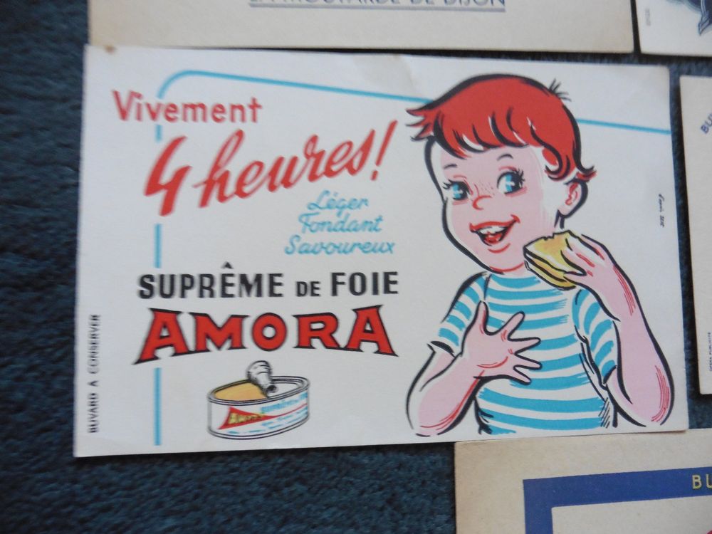 AMORA,Senf,Leberpain,6 antike Werbe-Grafiken,Eskimo,Tiere | Kaufen auf ...