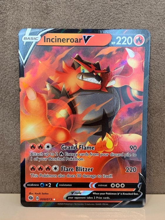 008/073 Incineroar V ENG Pokemon Champion’s Path (Gebraucht) in für CHF ...