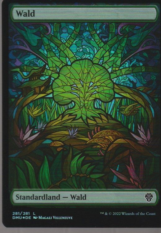 TCG Magic The Gathering MTG DMU 281 FOIL Wald (V.4) LANDS | Kaufen auf ...