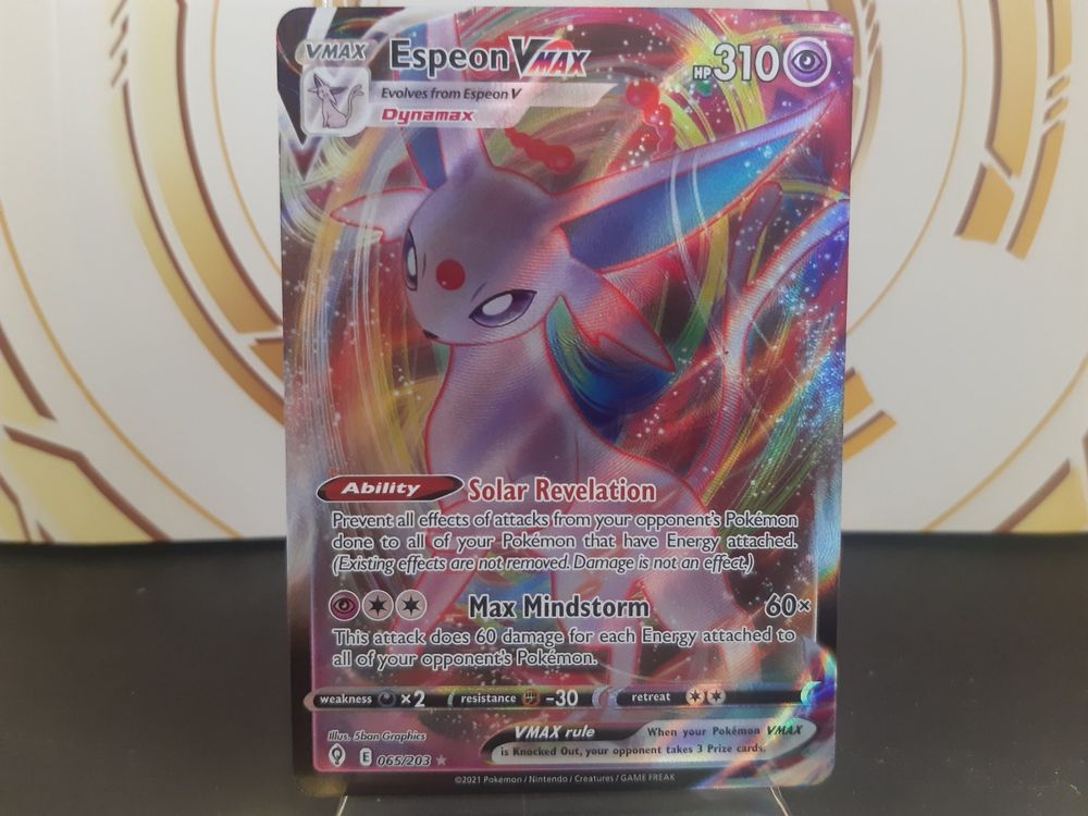 Pokemon Espeon VMAX Evolving Skies (Neuf (Voir description)) à pour CHF ...