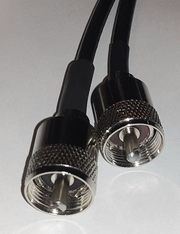 0,75 Meter RG 58C/U Kabel 50 OHM mit 2 x PL 259 Stecker | Kaufen auf ...