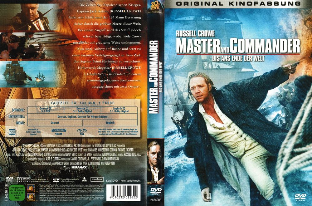 DVD - Master and Commander – Bis ans Ende der Welt (Gebraucht) in ...
