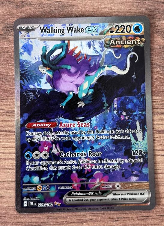 Walking Wake ex ART RARE 205/162 Pokemon Temporal Forces | Kaufen auf ...
