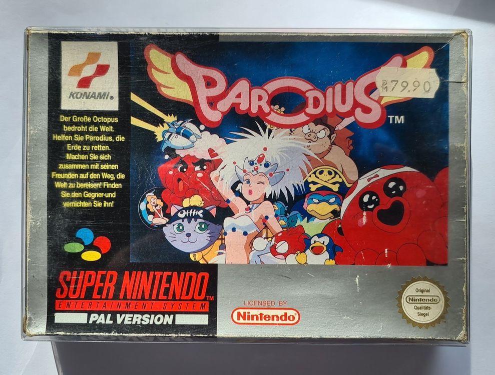 Parodius OVP CIB ☠️ Super Nintendo SNES PAL NOE (Gebraucht) in Oberwil ...