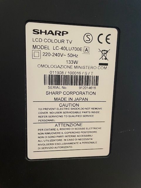 TV Sharp 40“ | Kaufen auf Ricardo