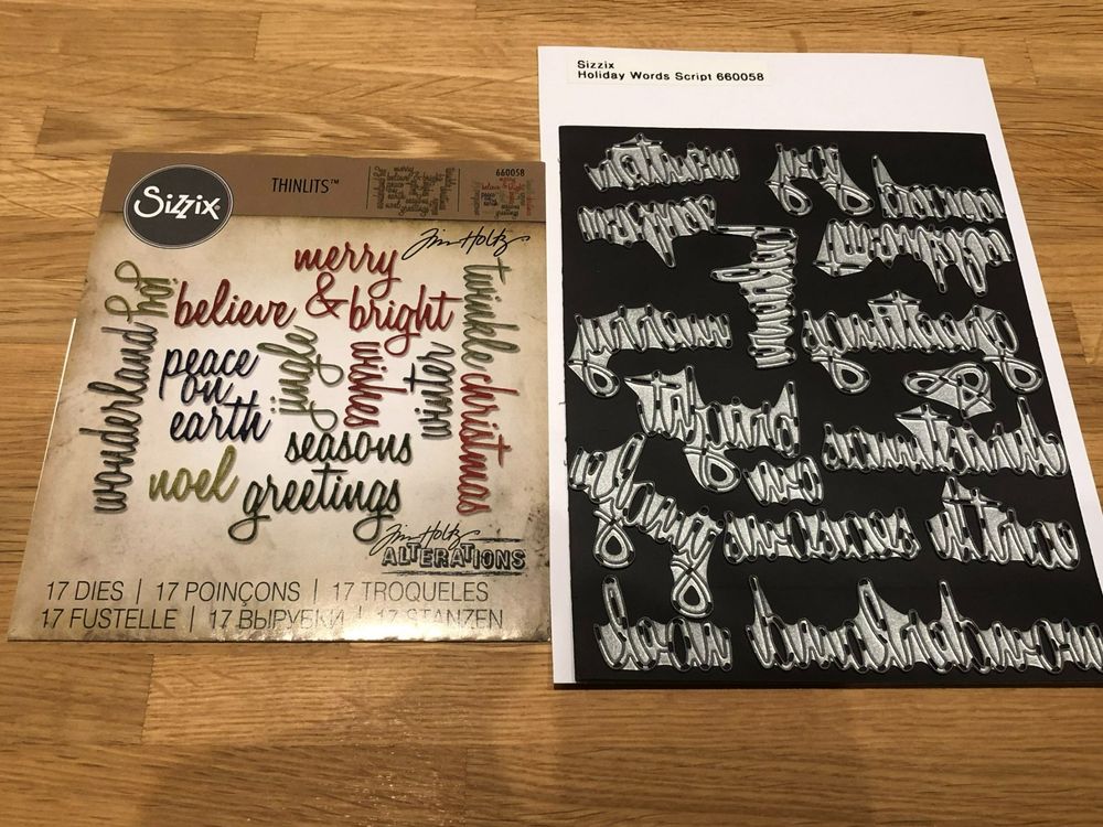 Holiday Words Script 660058 - Sizzix (Neu (gemäss Beschreibung)) in Neukirch (Egnach) für CHF 11 ...