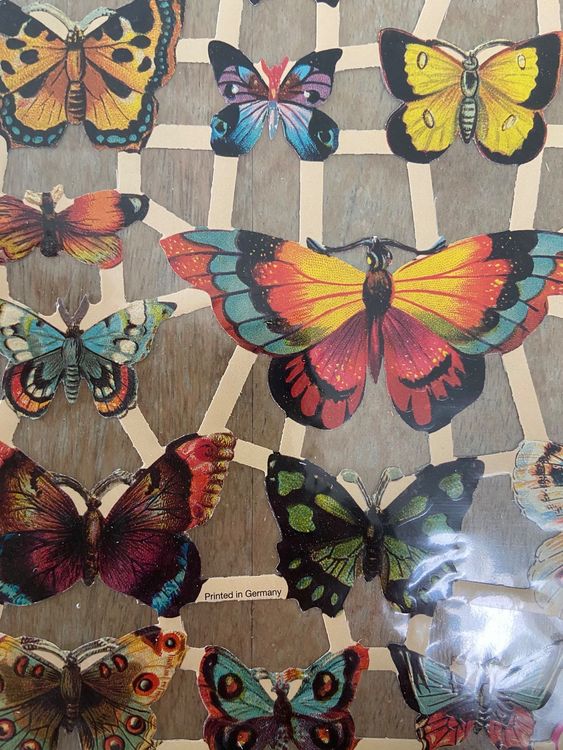 Oblaten Glanzbilder Schmetterlinge Papierdeko | Kaufen auf Ricardo