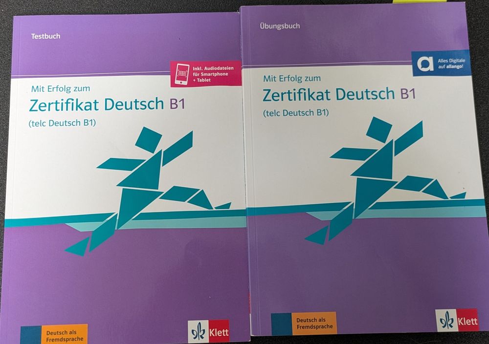 German B1 Zertifikat (telc Deutsch B1) Textbook + Workbook (Neu (gemäss ...