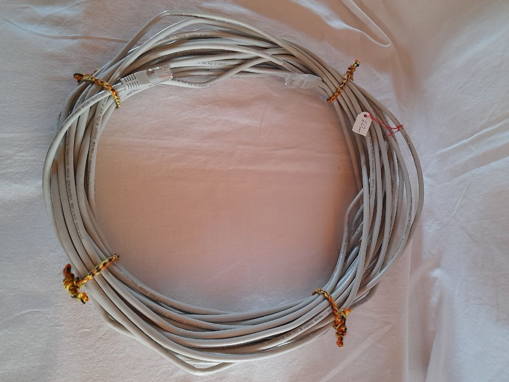 Ethernet, Kabel, 20 m (Gebraucht) in Schafisheim für CHF 7 – mit Lieferung auf Ricardo kaufen
