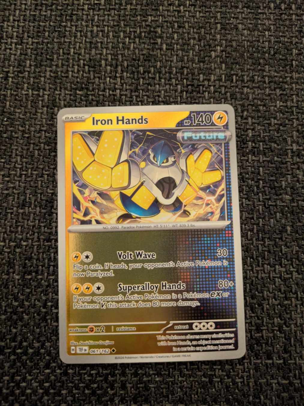 IRON HANDS, TEMPORAL FORCES, TEF61, UNC, 2024, ENG, NM/MT (Gebraucht ...