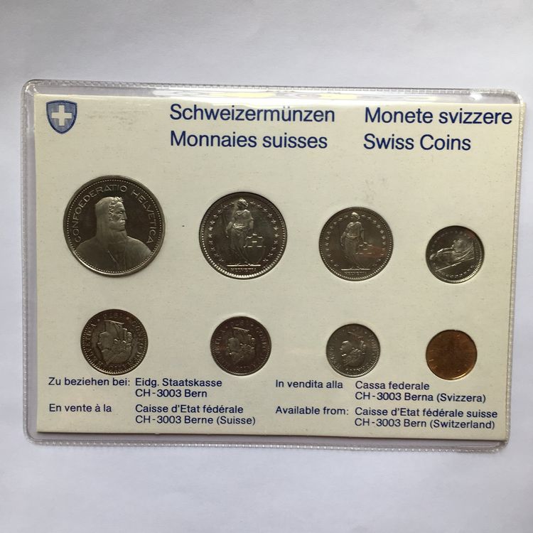 1976 Münzensatz Schweiz stgl KW: Fr. 65.- (Neu (gemäss Beschreibung)) in Kirchberg SG für CHF 27 ...