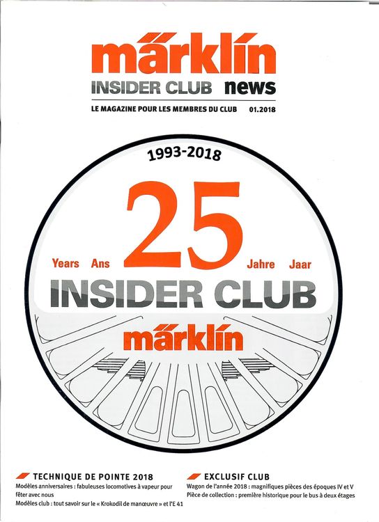Märklin Insider Club 2018 (Gebraucht) in Villars-Burquin für CHF 5 ...
