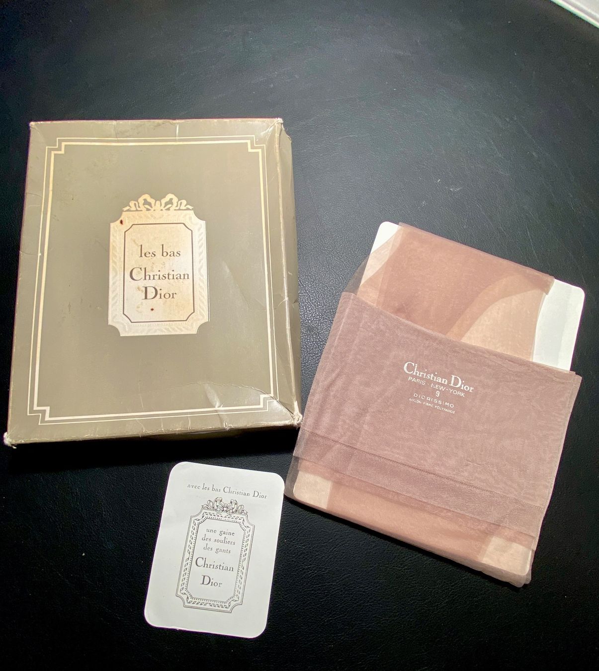 Bas CHRISTIAN DIOR neufs Diorissimo très fins (Neuf avec emballage d ...