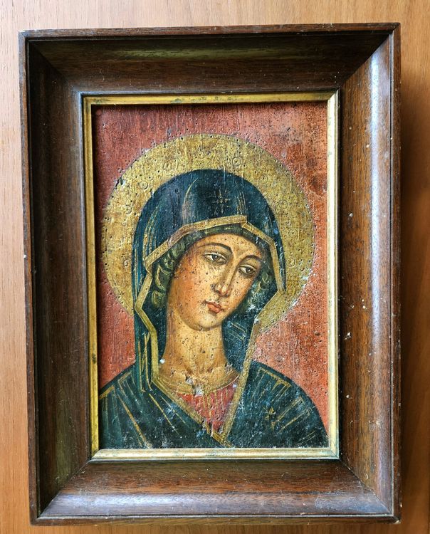 Ikone auf Holz gemalt (Gebraucht) in Kölliken für CHF 19 – mit Lieferung auf Ricardo kaufen