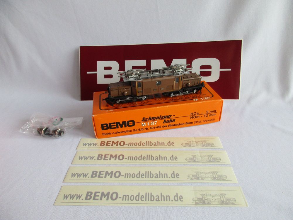 Bemo HOm GS Rhb E-Lok No 413 braun in OVP (860) (Gebraucht) in Reiden für CHF 89 – mit Lieferung ...