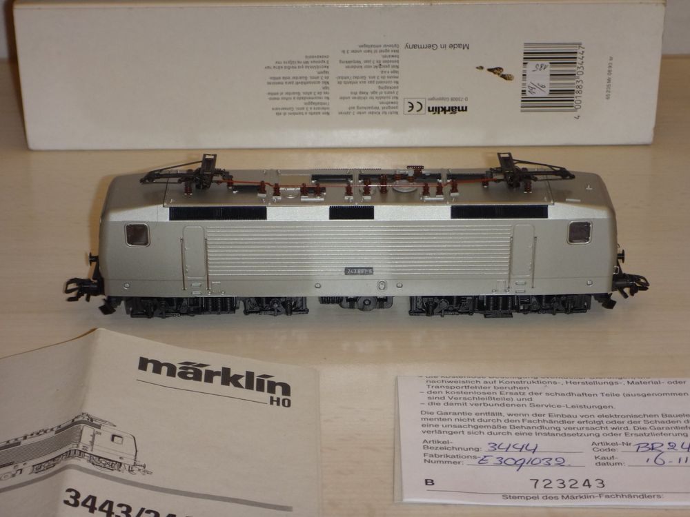Märklin : 3444, BR 243 der DR, AC, analog | Kaufen auf Ricardo